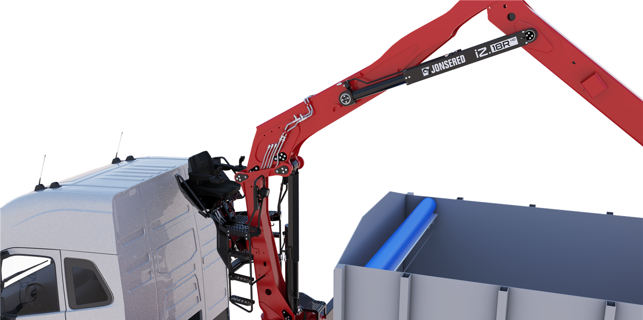 Hiab launches loader crane for recycling - Construction Briefing