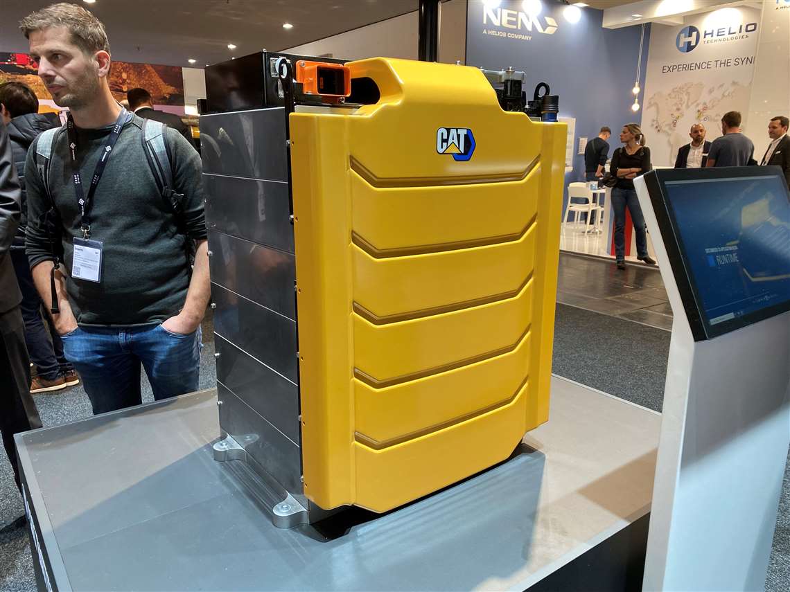 Cat showcases off-highway battery prototypes - Construction Briefing