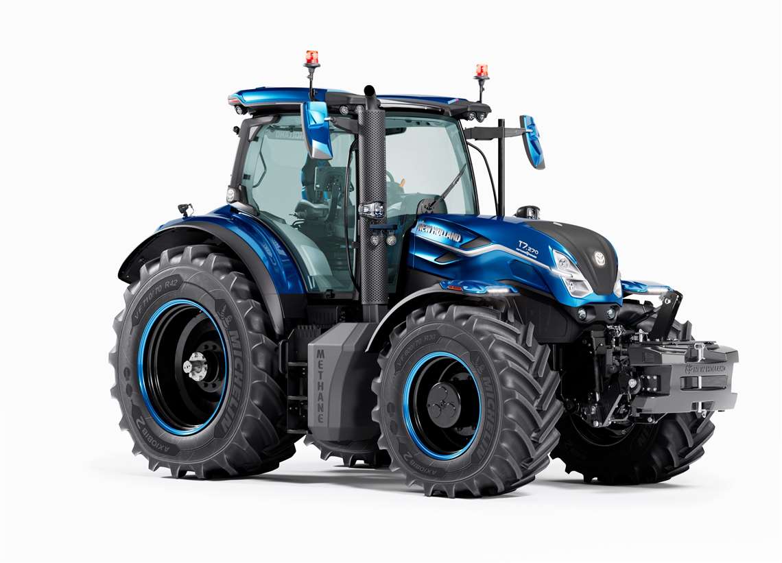 CNH Industrial unveils prototype New Holland LNG tractor - Construction ...