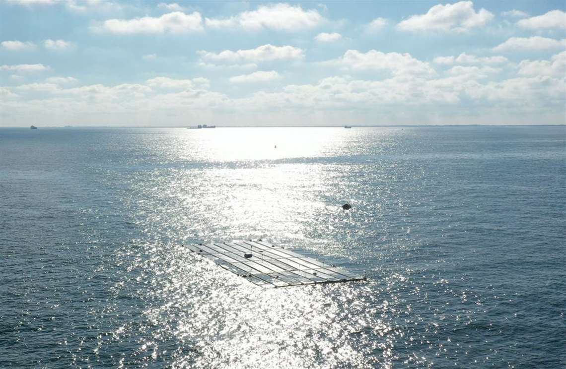 World first: solar array to be built within an offshore wind farm ...