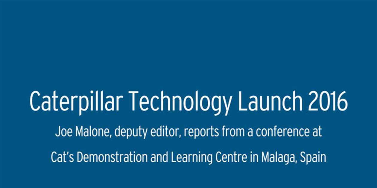Caterpillar Technology Launch (video) - Construction Briefing