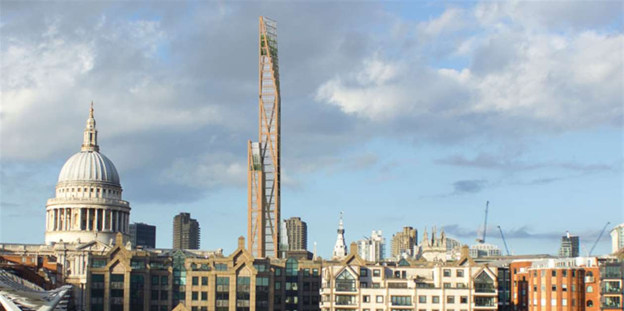 Wooden skyscraper plan for London - Construction Briefing