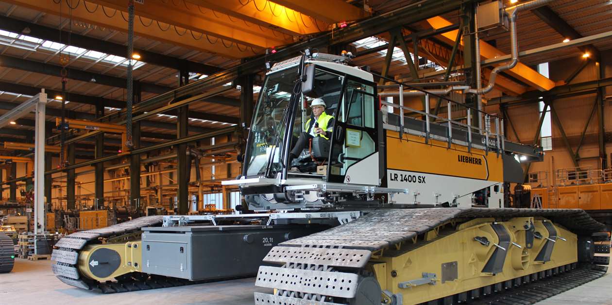 Liebherr lanza su nueva LR 1400 SX - Construction Briefing
