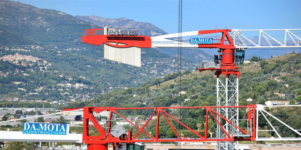 Six Potain tower cranes building in France - Construction Briefing