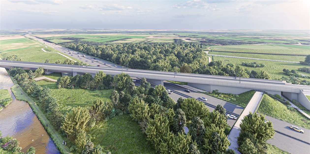 UK’s first ‘box-slide’ bridge to run over M42 - Construction Briefing