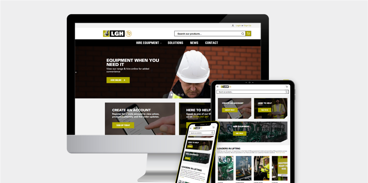 LGH launches e-commerce site - Construction Briefing