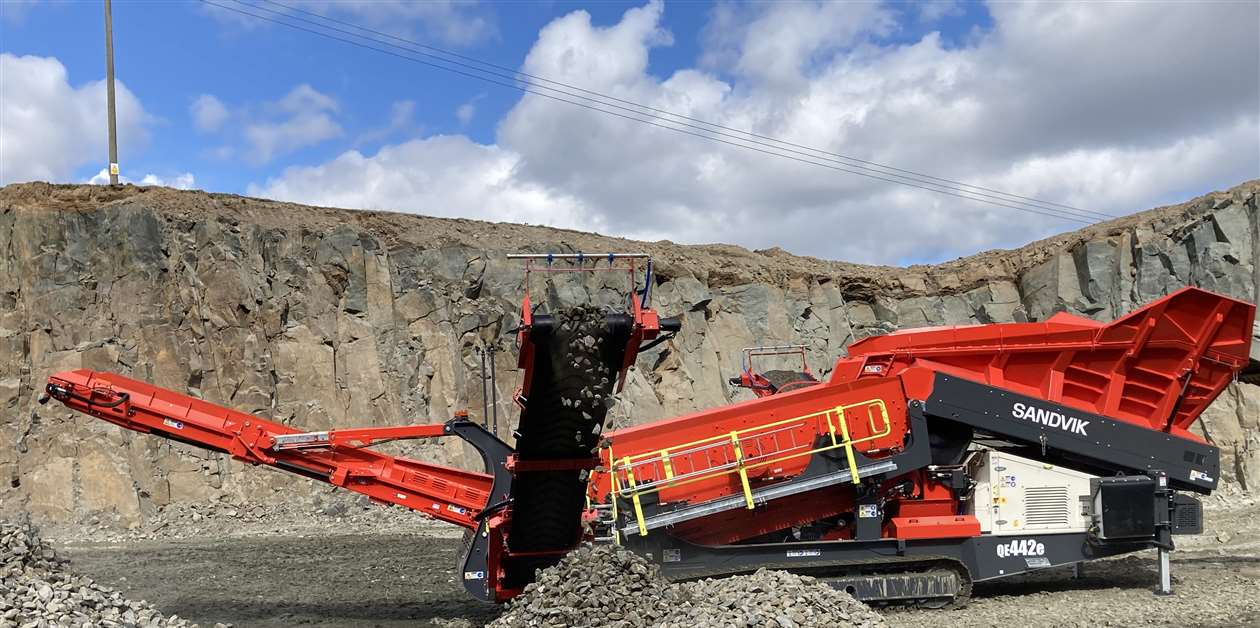 First Sandvik hybrid scalper delivered in Scotland - Construction Briefing