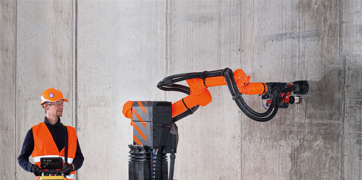 New features for semi-autonomous mobile drilling robot - Construction ...