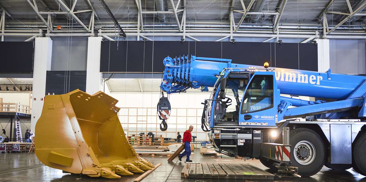 In pictures: Bauma build-up progresses - Construction Briefing