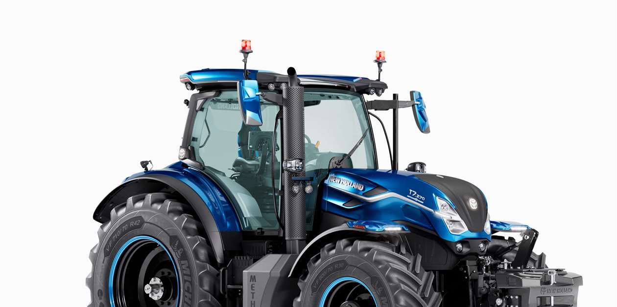 CNH Industrial unveils prototype New Holland LNG tractor - Construction ...