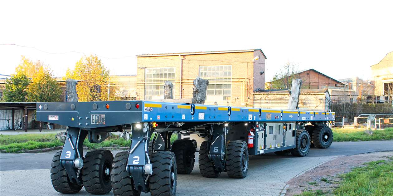 Cometto transporter for Rosslau shipyard - Construction Briefing