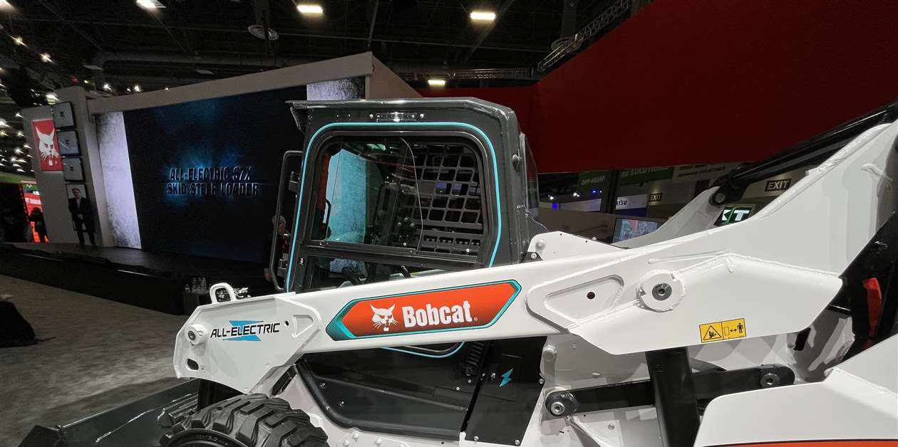 Bobcat’s all-electric skid-steer and autonomous loaders - Construction ...