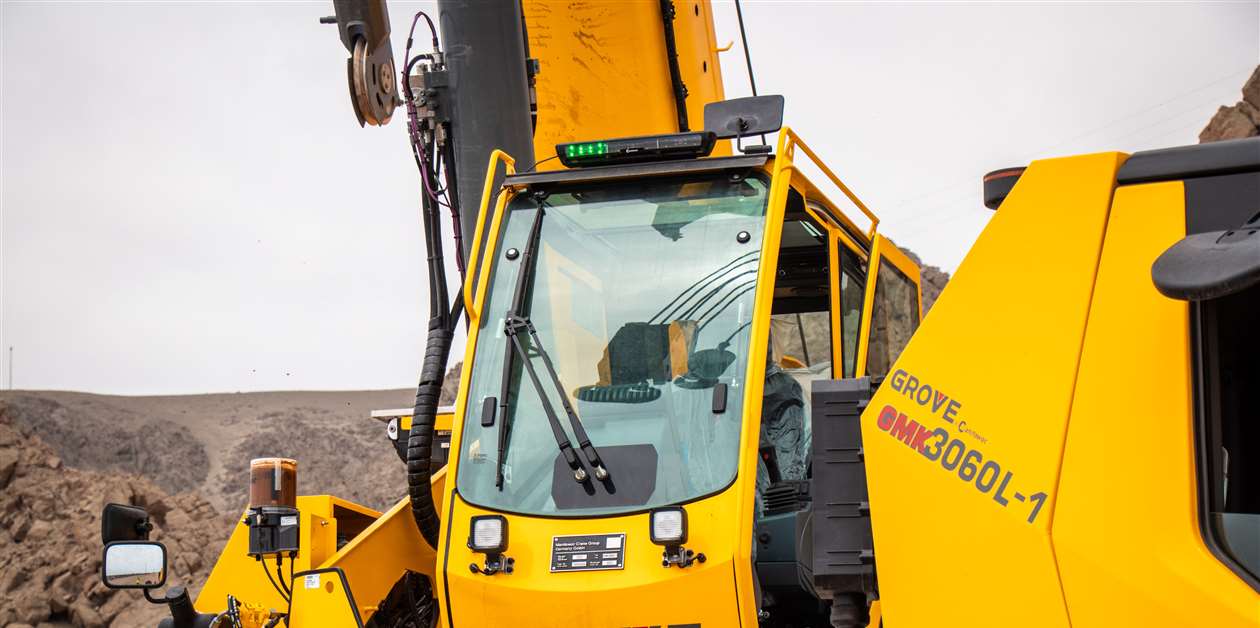 Grove all terrains mining in Peru - Construction Briefing