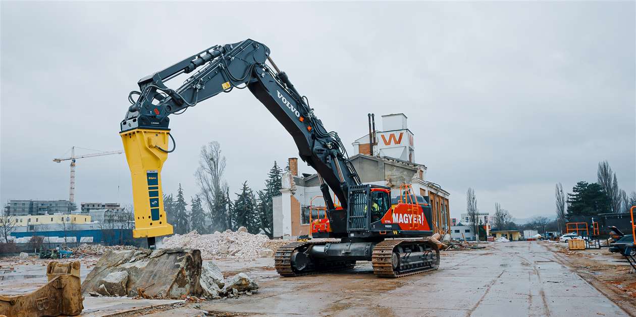 Austrian debut for ‘heavyweight’ Epiroc attachments - Construction Briefing