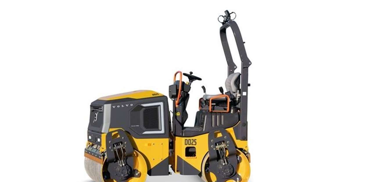 Volvo unveils DD25 Electric asphalt compactor - Construction Briefing