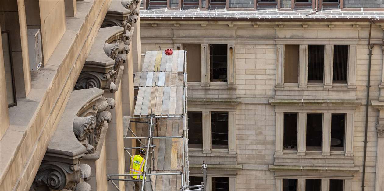 Marr utilizes scaffold robot for historic job - Construction Briefing