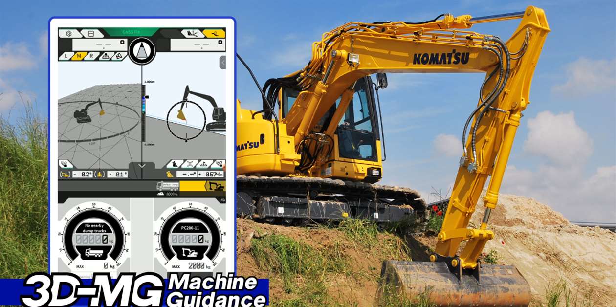 Komatsu offers 3D Machine Guidance across excavator range ...