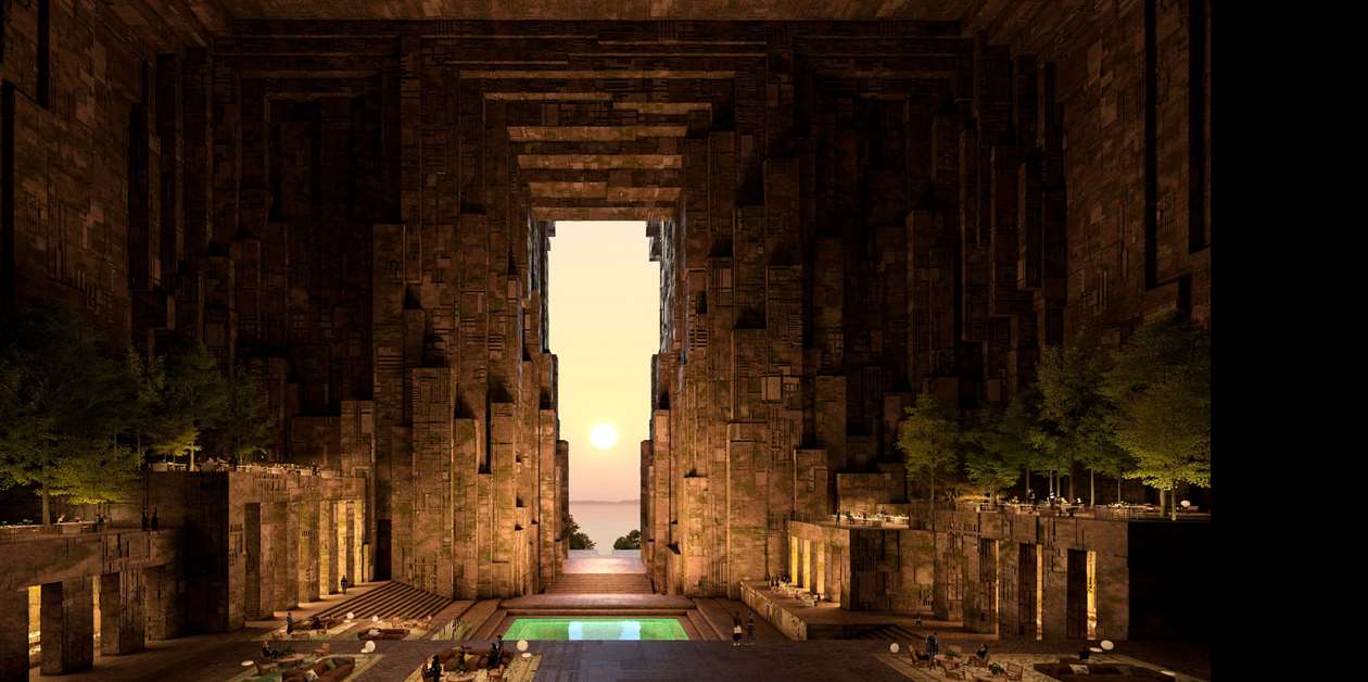 Art and entertainment venue with 64m-high entrance planned for Saudi ...