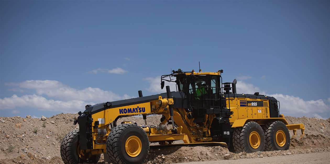Komatsu introduces new grader to North America - Construction Briefing
