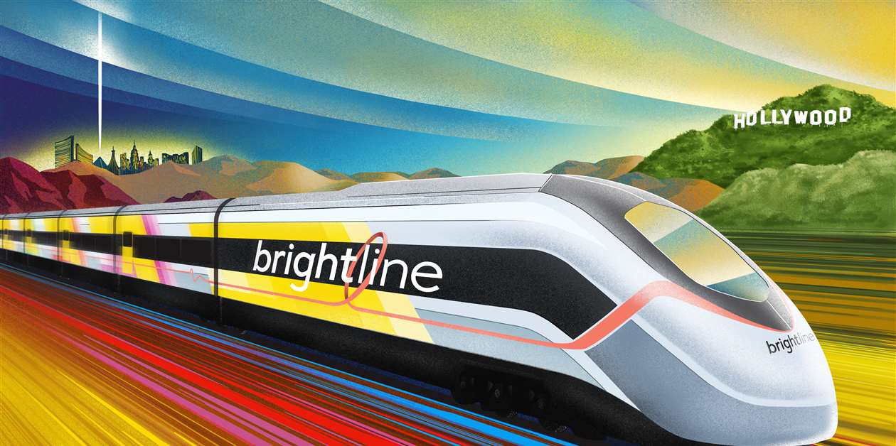 Construction begins on $12bn Brightline West high-speed rail project ...