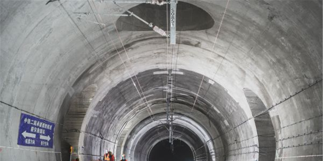 China’s longest single-bore, double-track railway tunnel completed ...