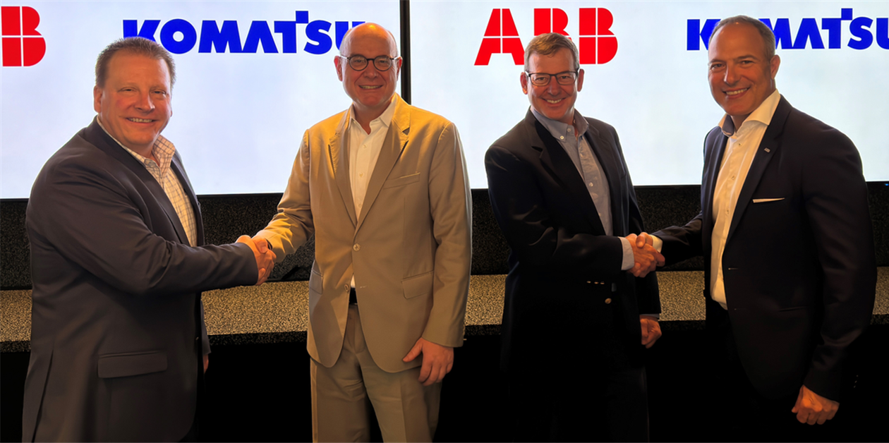 ABB and Komatsu to collaborate on electrification platform - Construction Briefing