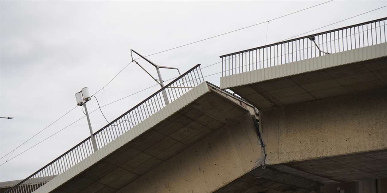 Images | Investigation underway after partial bridge collapse in ...