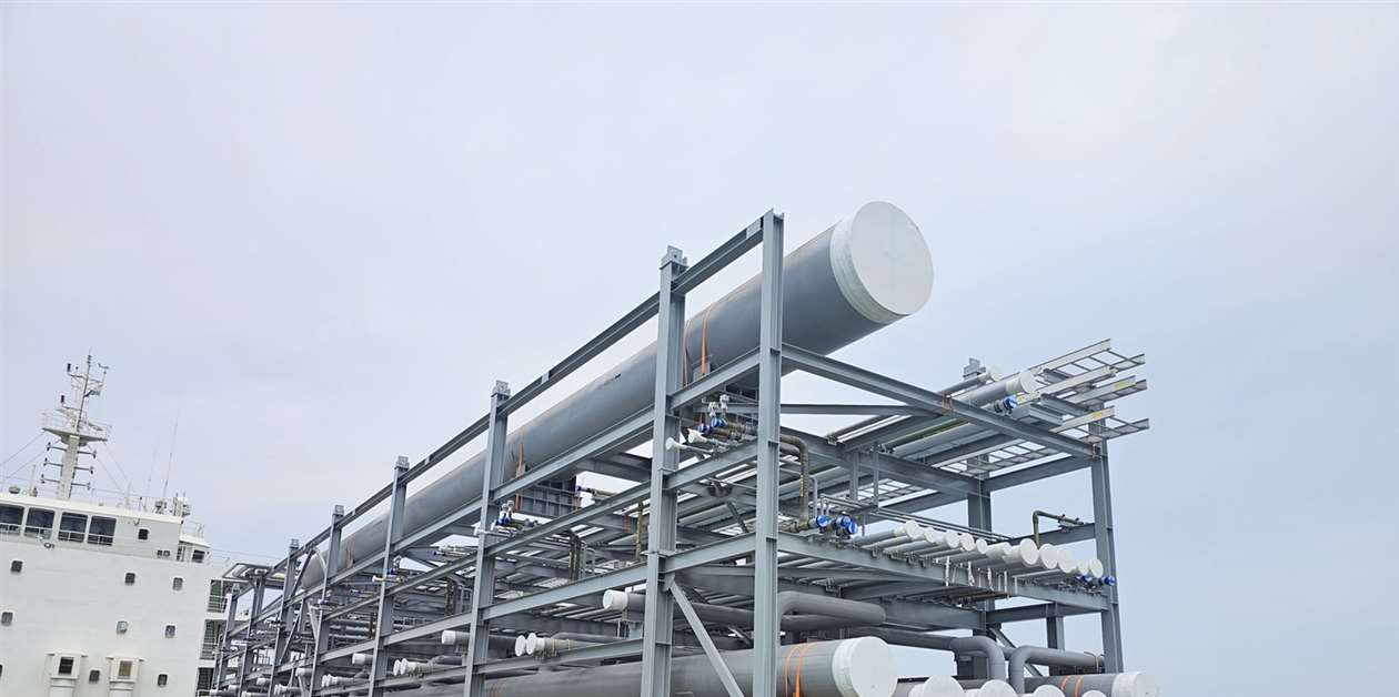 EXG transports green hydrogen plant - Construction Briefing