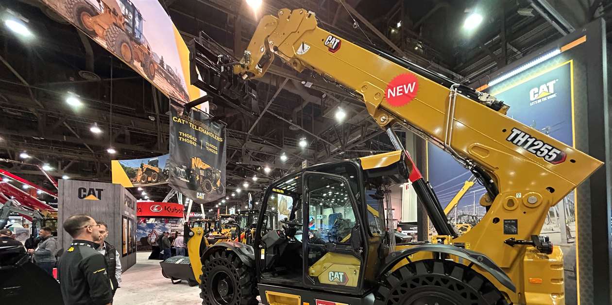 Caterpillar confident in its new line of telehandlers - Construction ...