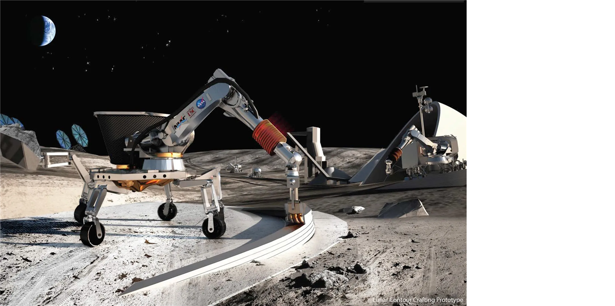 NASA tests 3D printing with artificial Moon soil for lunar construction ...
