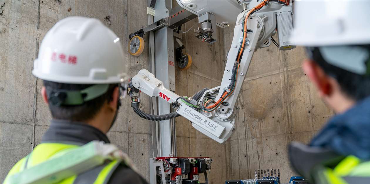 Self-climbing robot accelerates work on Shaw Tower in Singapore ...