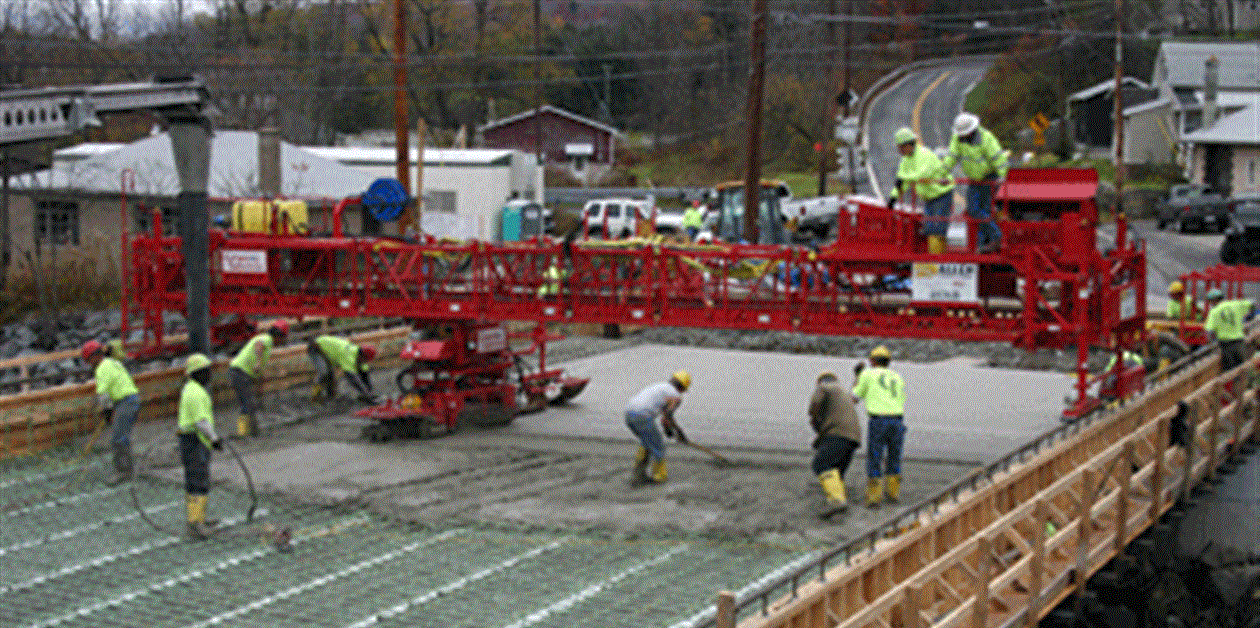 Allen introduces new bridge deck former - Construction Briefing