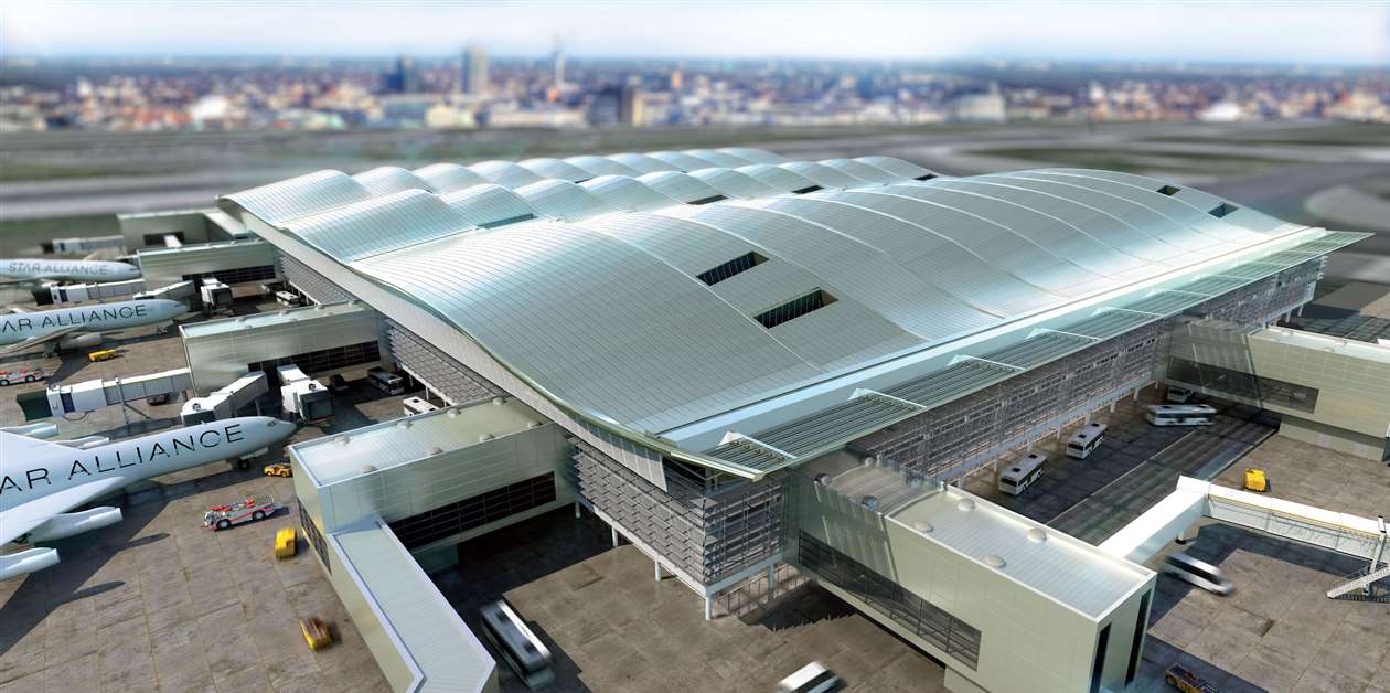 New London airport terminal tops out - Construction Briefing