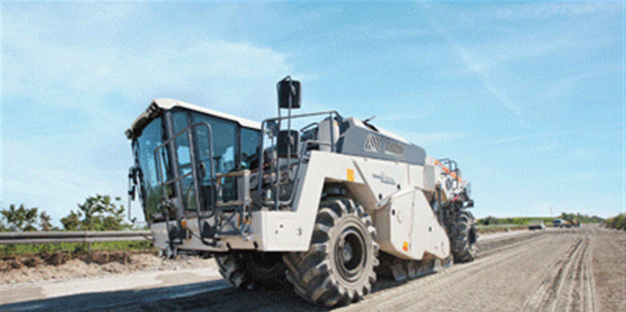 Stabilising machine from Wirtgen - Construction Briefing