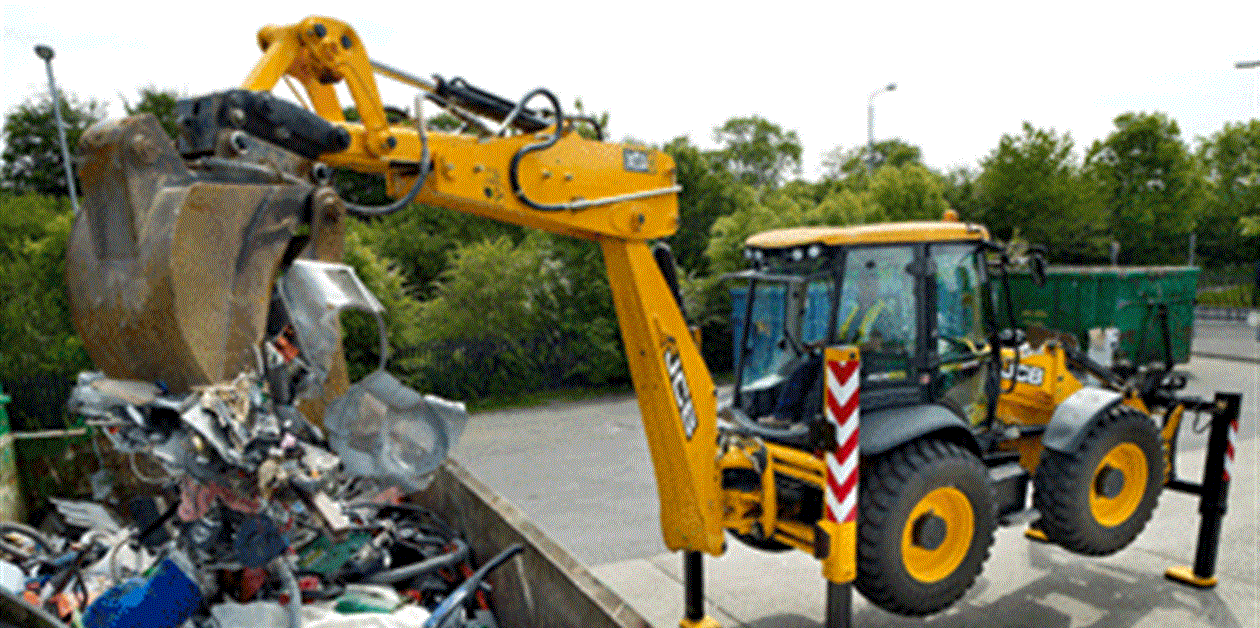 JCB introduces waste handler backhoe loader - Construction Briefing