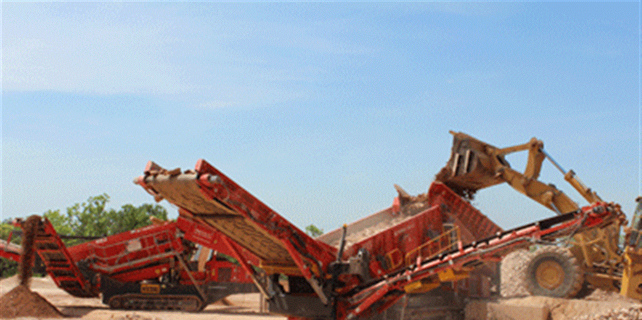 Finlay’s new heavy duty tracked screen - Construction Briefing