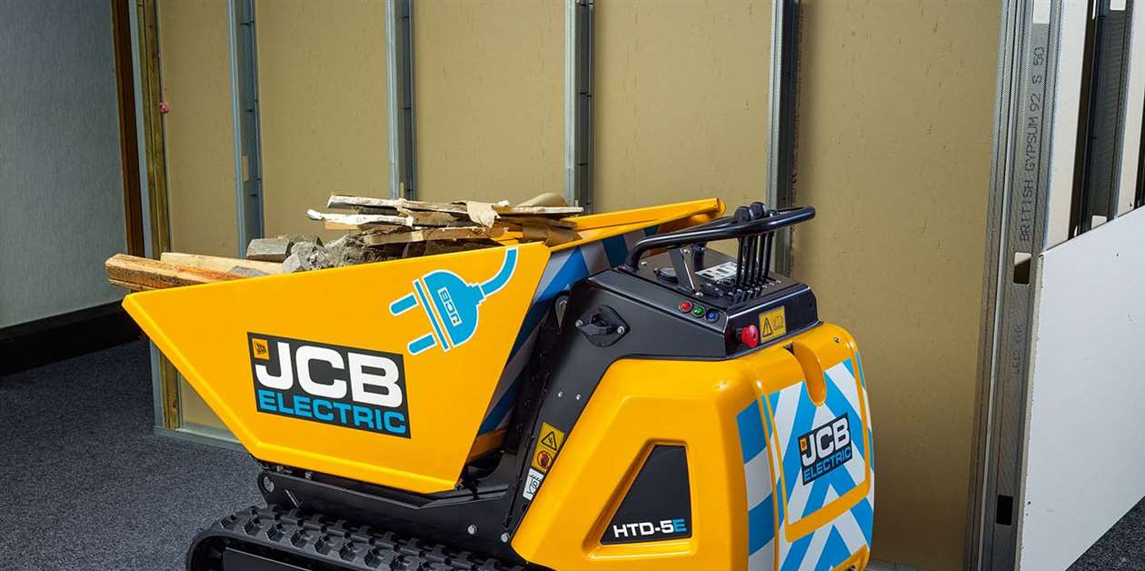 New electric tracked carrier from JCB - Construction Briefing