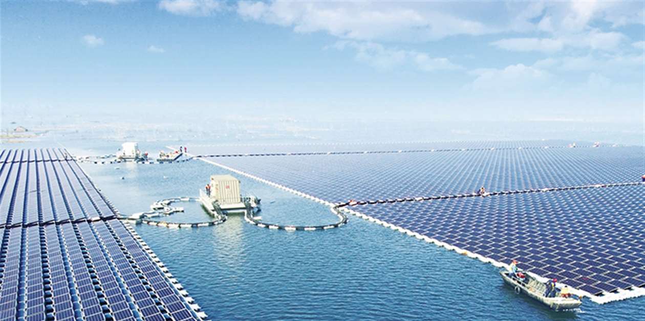 Dubai's floating solar power plants - Construction Briefing