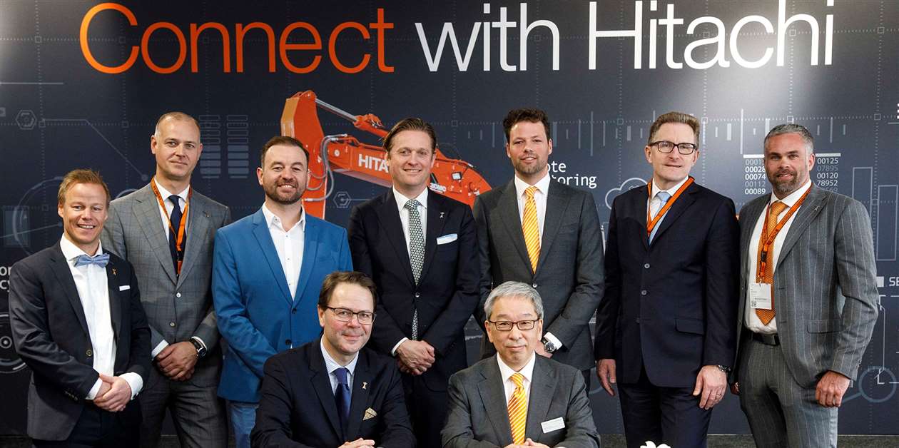 Hitachi and ABAX sign telematics deal - Construction Briefing