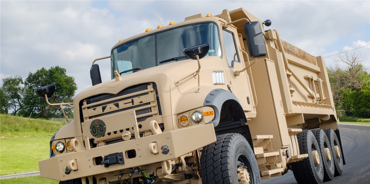 Army orders 99 Mack Heavy Dump Trucks - Construction Briefing
