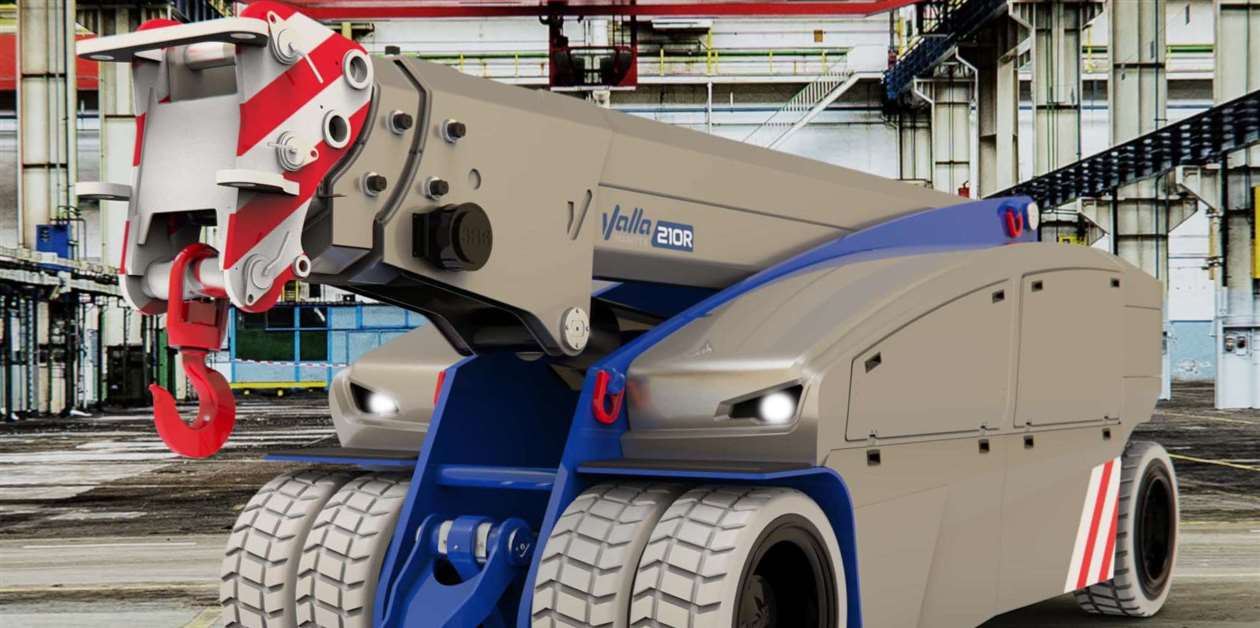 Manitex Valla unveils V210R electric crane - Construction Briefing