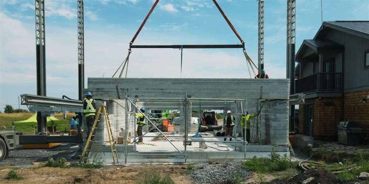 First 3D printed 2-storey building in Canada - Construction Briefing
