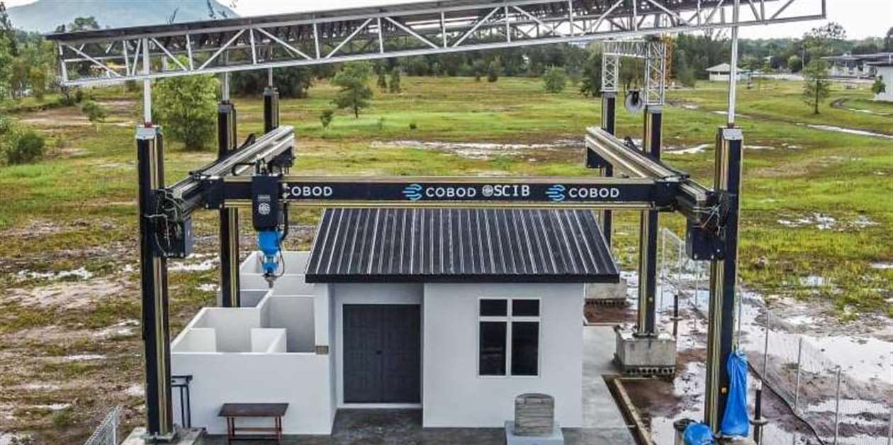 Cobod prints first 3D house in Borneo - Construction Briefing
