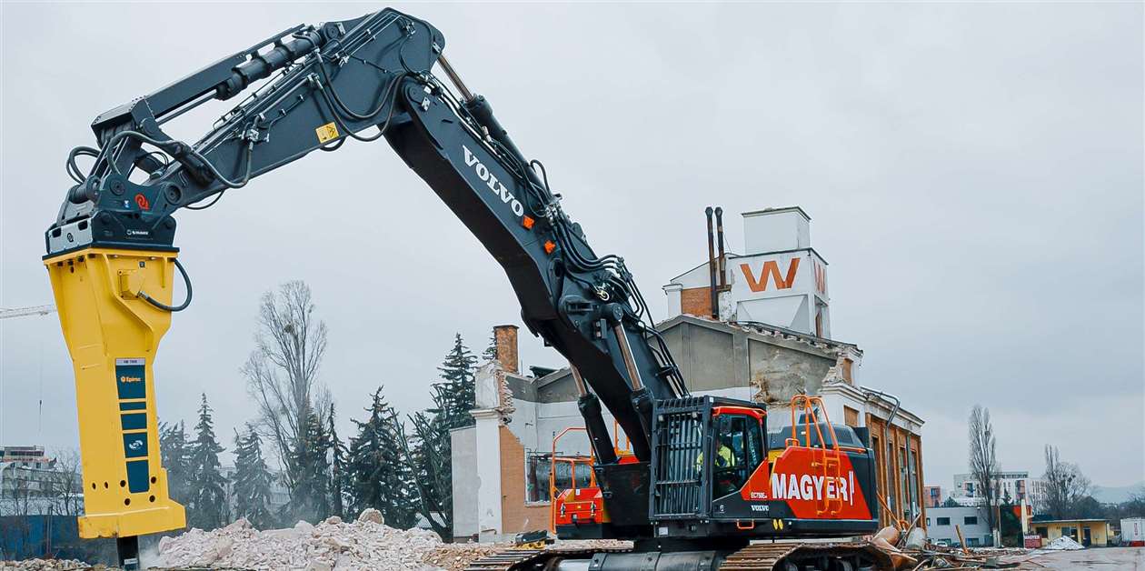 Austrian debut for ‘heavyweight’ Epiroc attachments - Construction Briefing