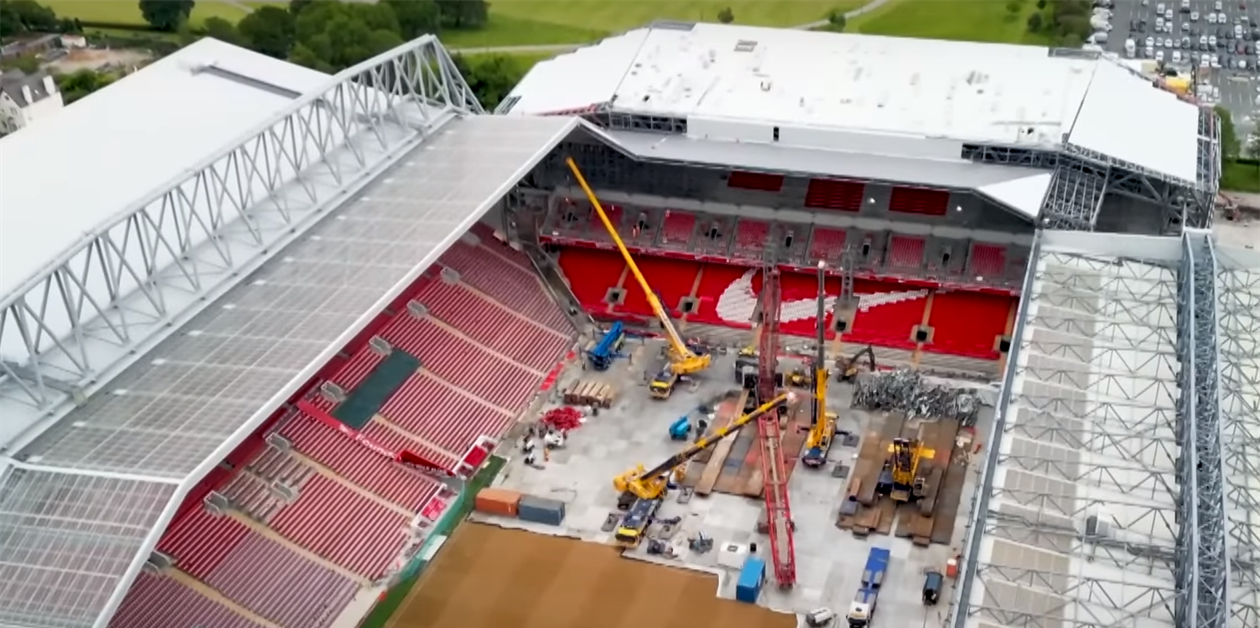 Liverpool Football Club’s stadium builder ceases trading - Construction ...