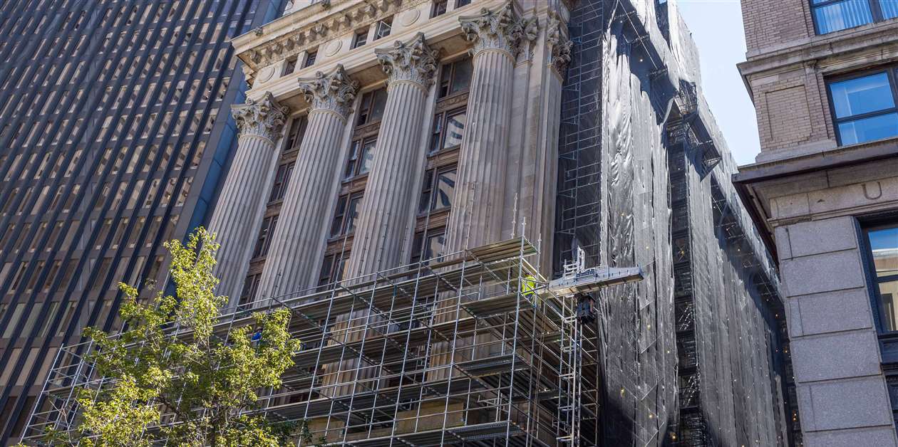 Marr utilizes scaffold robot for historic job - Construction Briefing