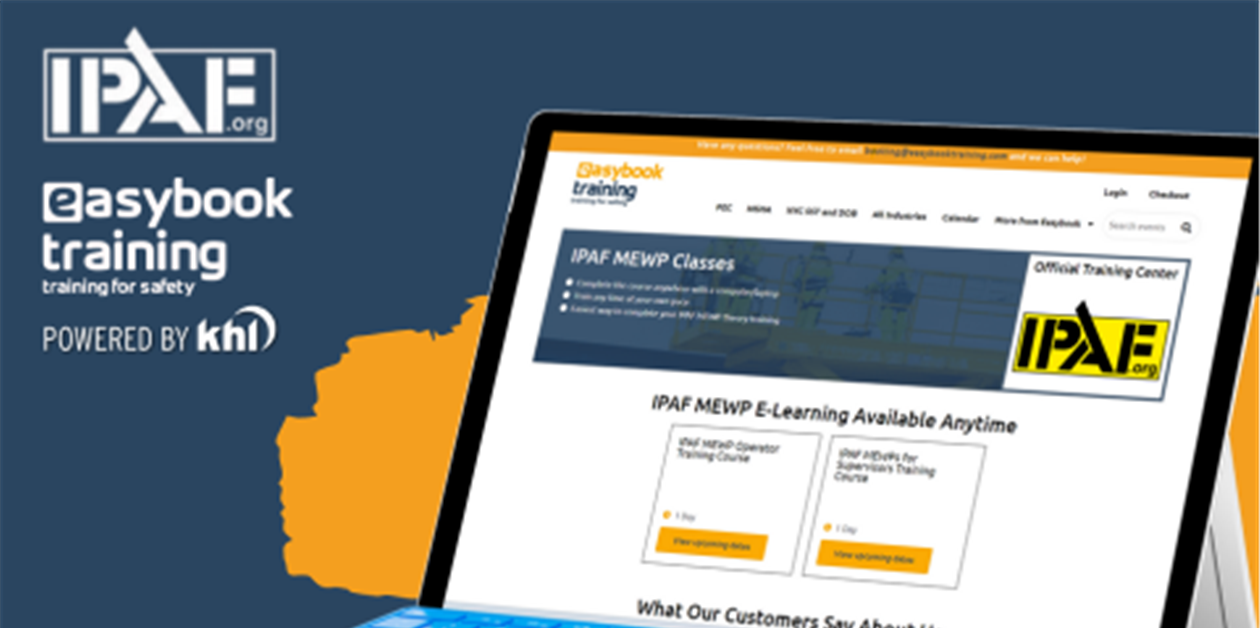IPAF MEWP courses now available in US through Easybook Training ...