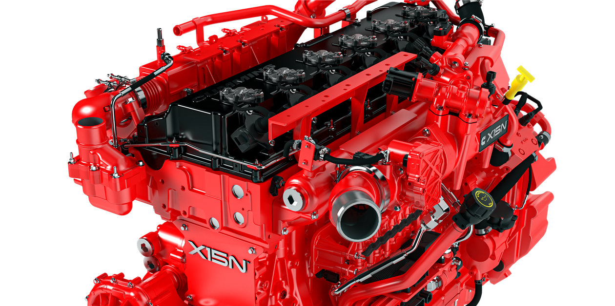 Cummins natural gas engine for Freightliner Cascadia trucks ...