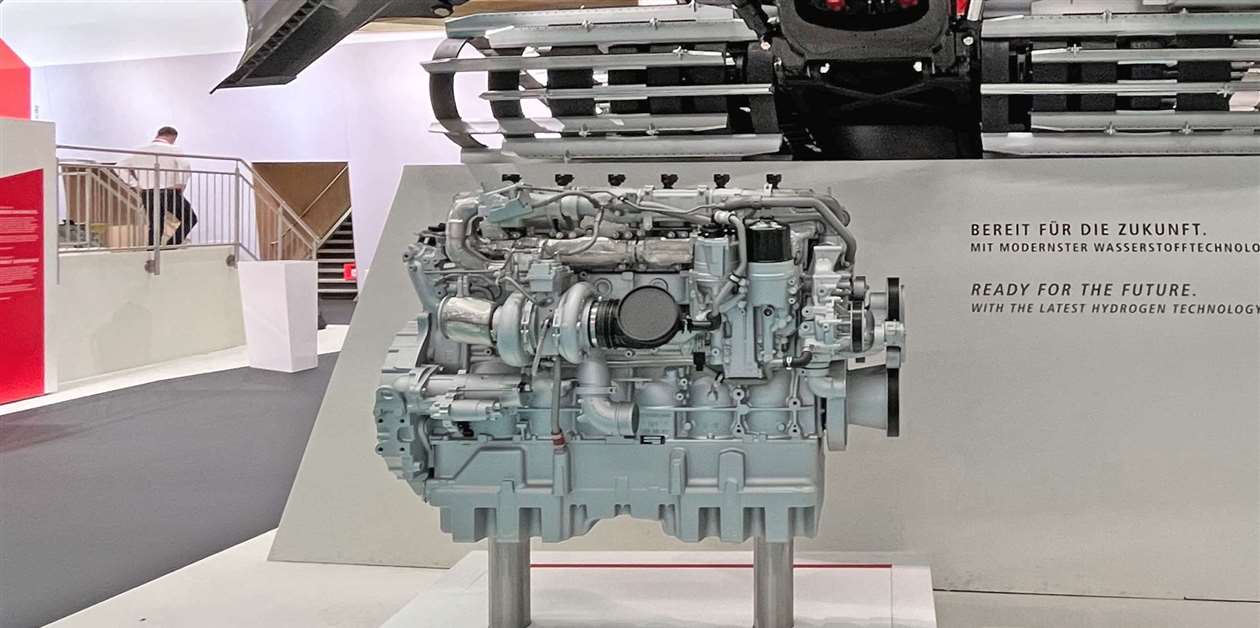MAN Engine shows hydrogen ICE for off-road use - Construction Briefing
