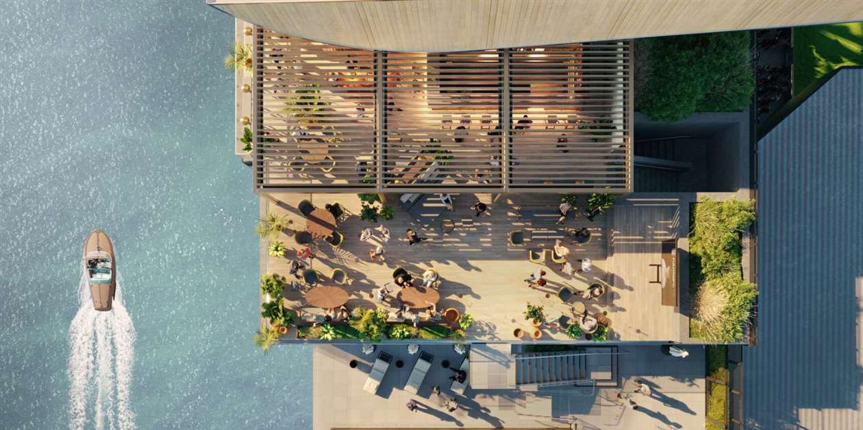 Fulham FC’s redeveloped Riverside stand to feature rooftop pool ...